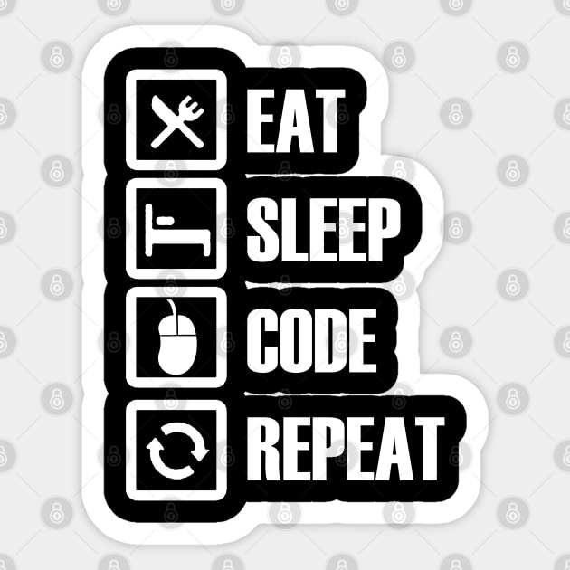 life of coder - Coder - Sticker | TeePublic